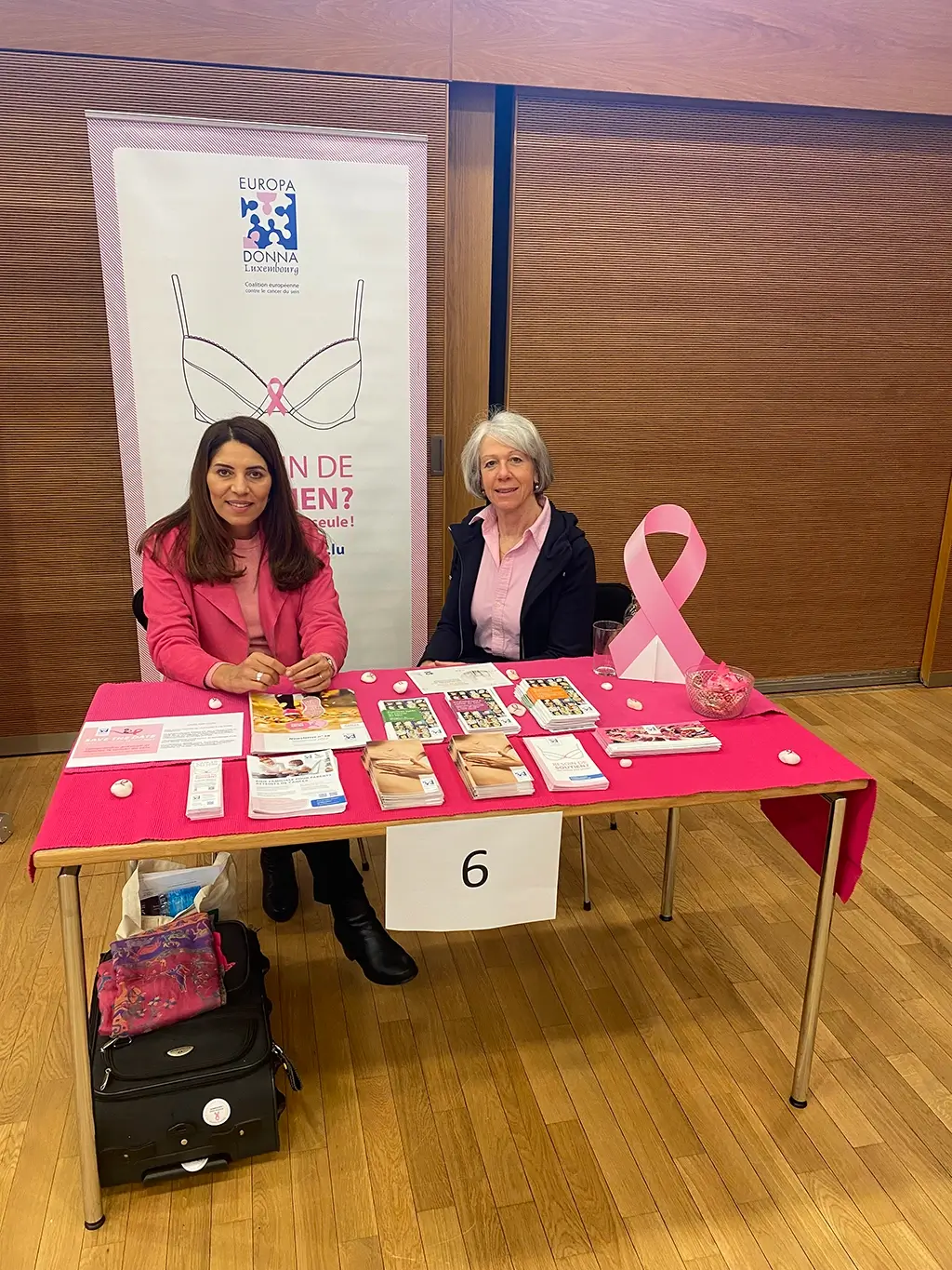 Réiser Gesondheetsdag Journée de la Santé - Europa Donna Luxembourg